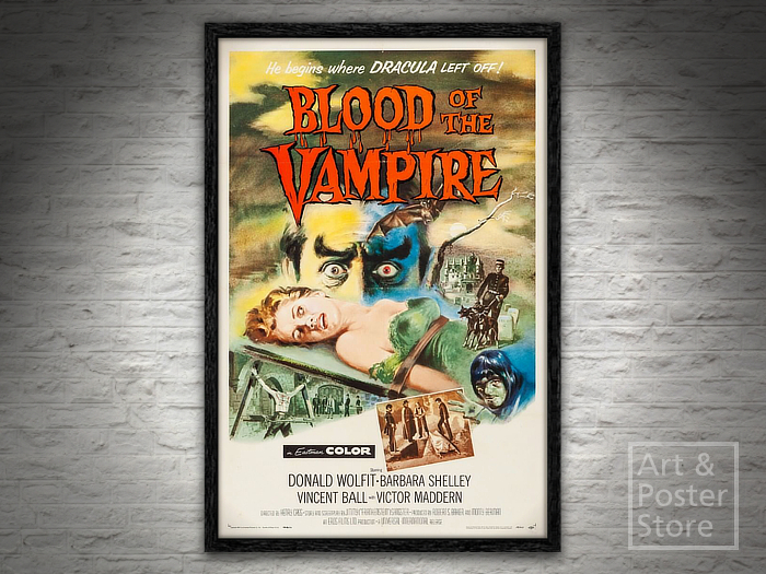 Second Life Marketplace - Blood Of The Vampire | Classic Movie Poster ...
